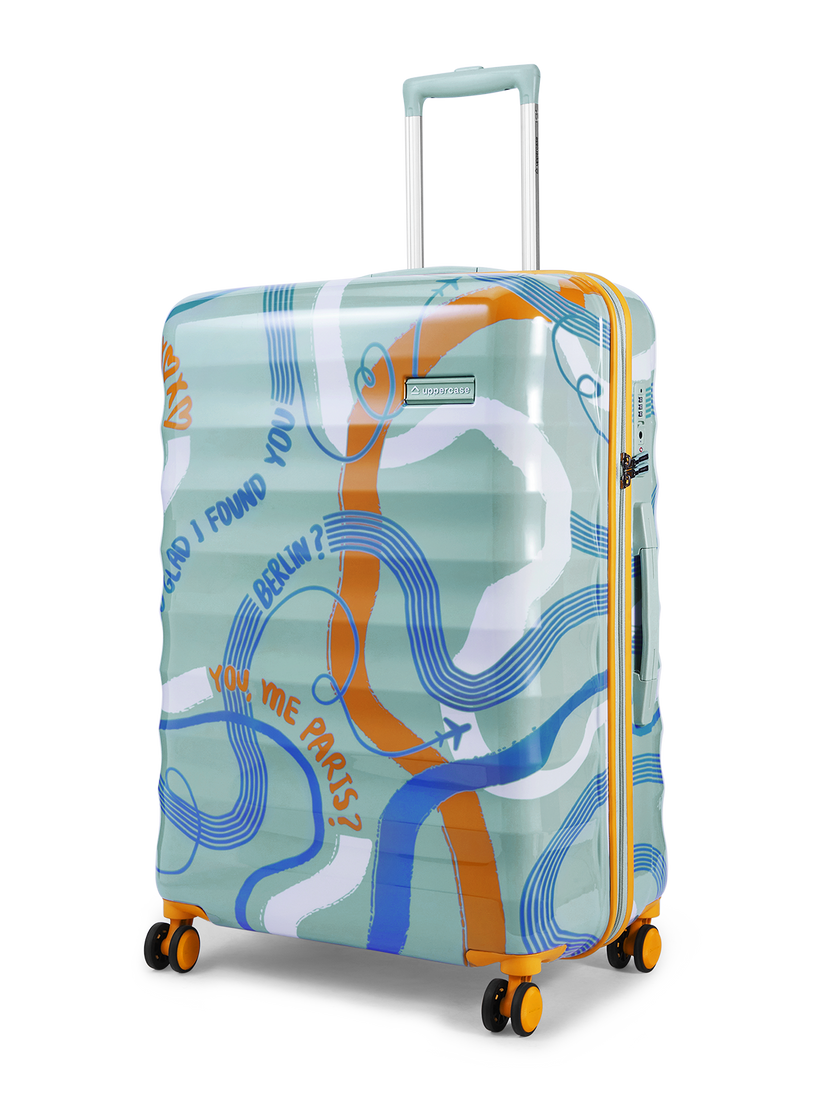 Buy Bullet Silver Medium Trolley Suitcase | uppercase