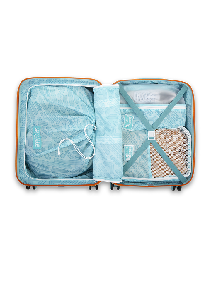 Buy Bullet Silver Medium Trolley Suitcase | uppercase