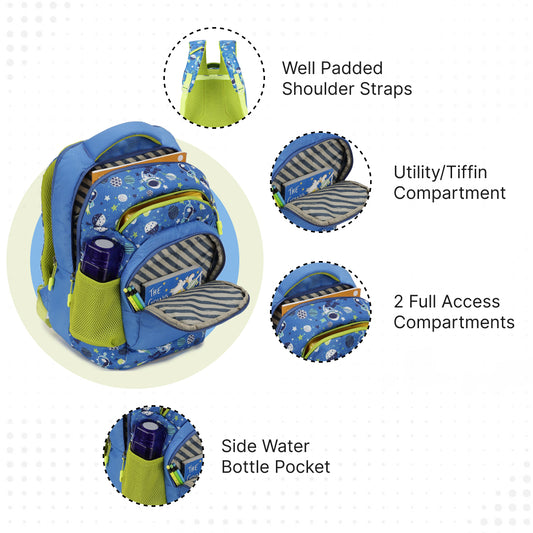 Shop Sprout 2024 Blue Backpack School Bag
