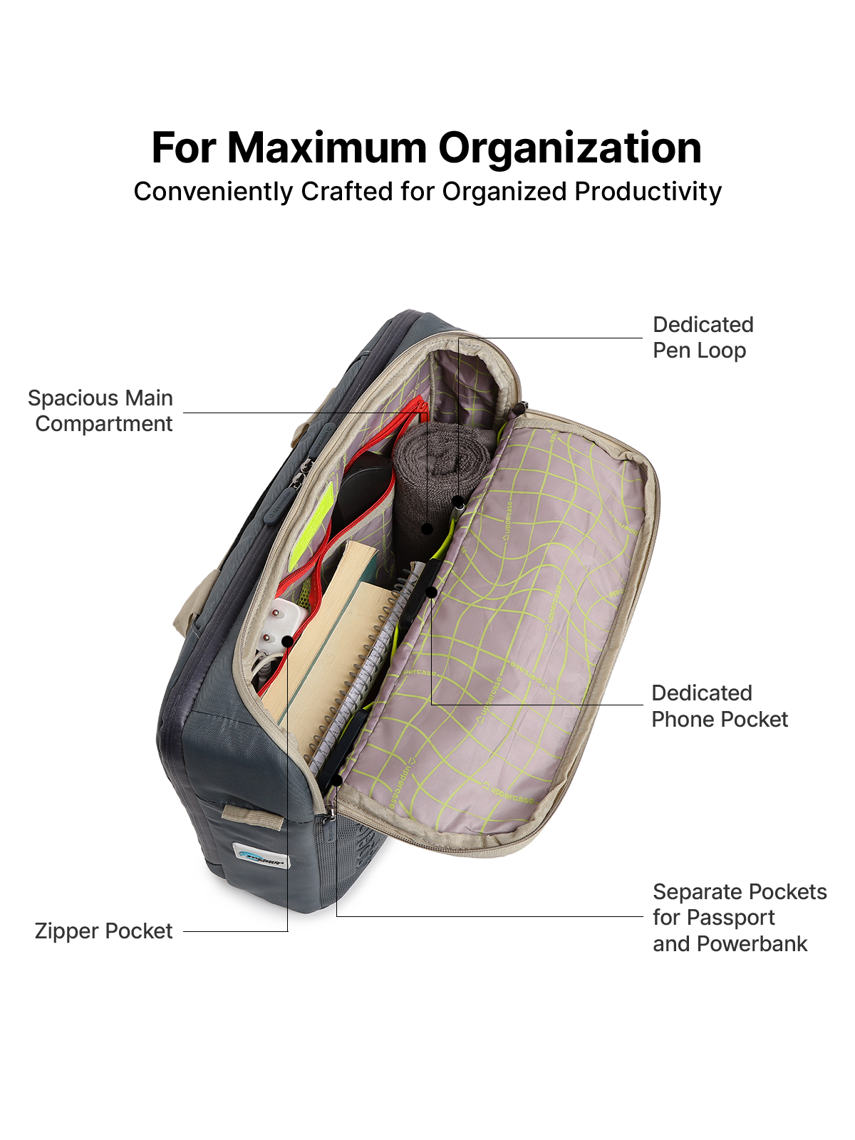 Buy Omega 02 Steel Blue Messenger Bag Online | uppercase