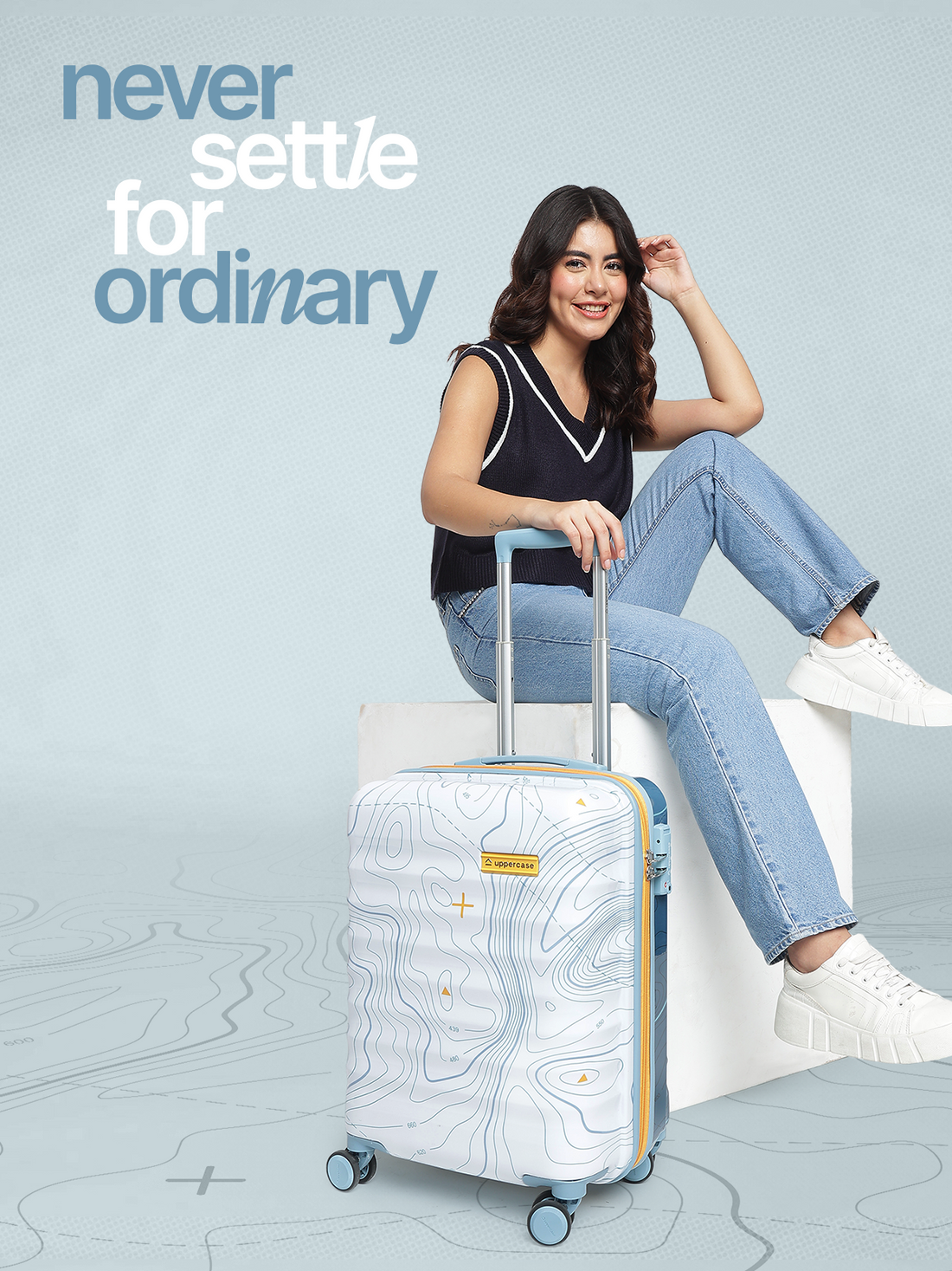 Hardside Luggage | Travel Suitcase for Men - uppercase